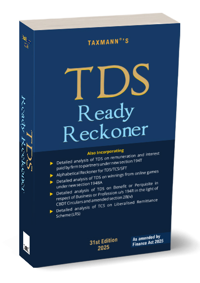 Taxman's TDS Ready Reckoner - 31st Edition 2025